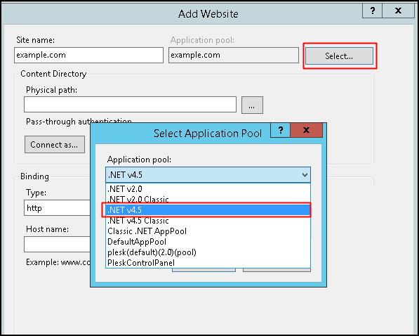 How to Add Website in IIS - Diadem Technologies : Support Knowledgebase